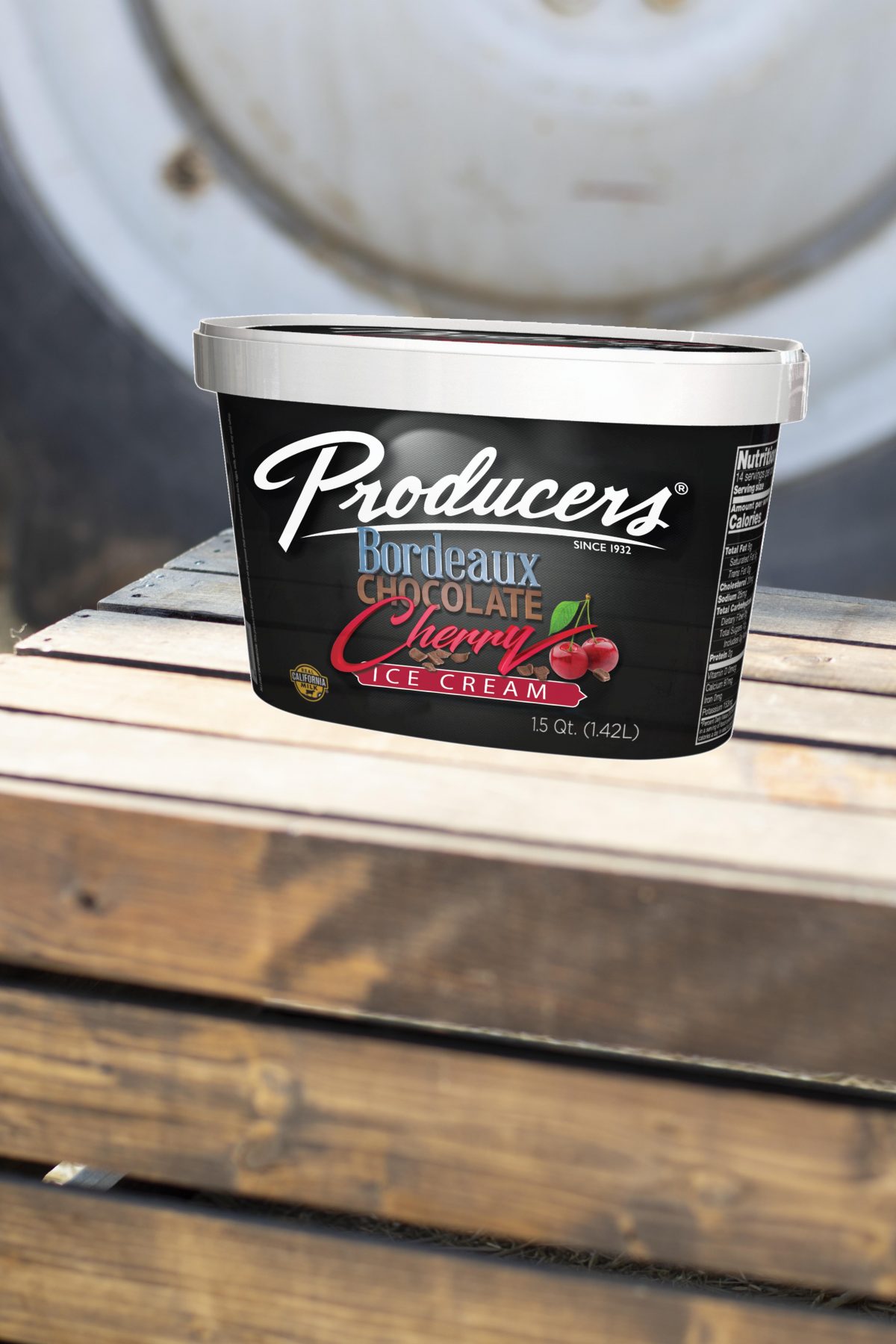 Bordeaux Chocolate Cherry Ice Cream – Producers Dairy